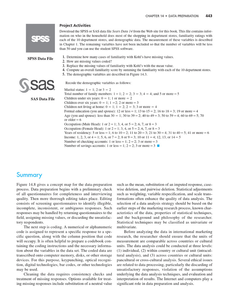 SPSS Data File: Project Activities | PDF | Data | Data Analysis