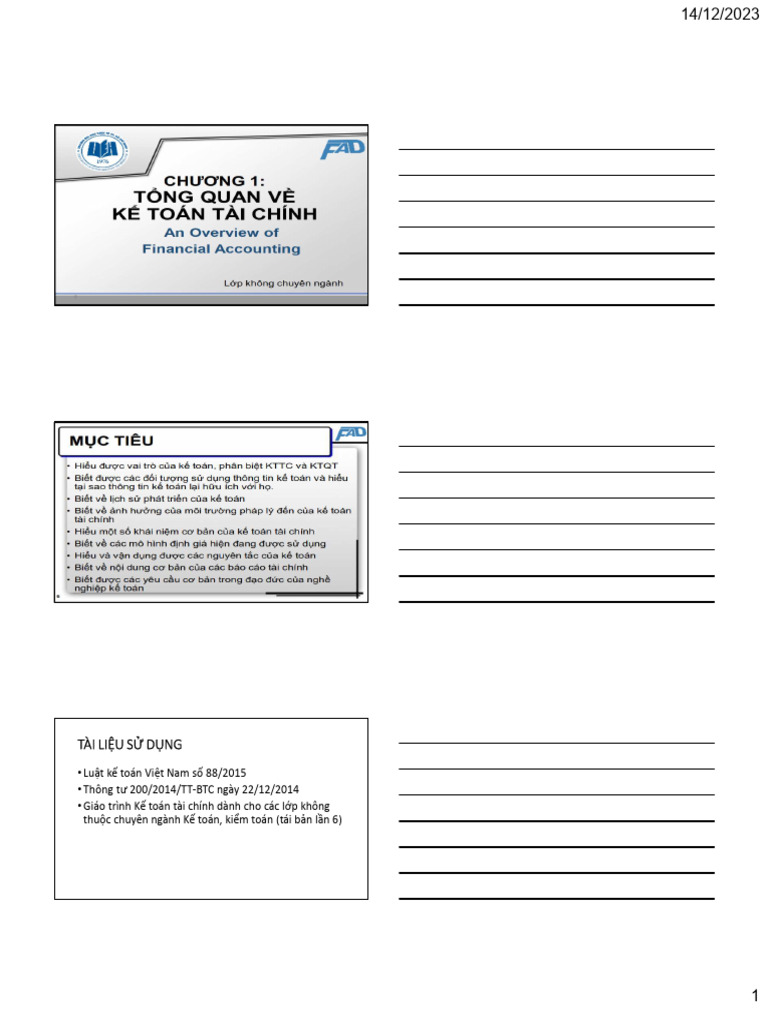 C1 - Tá NG Quan KTTC | PDF
