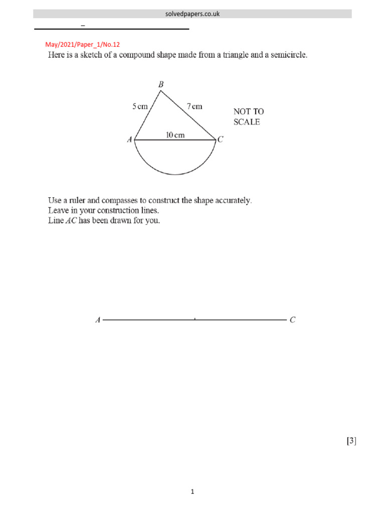 2022 17 Constructions Checkpoint Sec 1 Mathematics | PDF