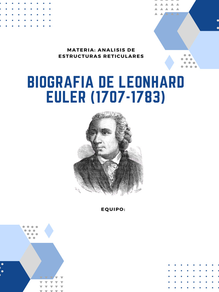 BIOGRAFIAS | PDF | Leonhard Euler | Enseñanza de matemática