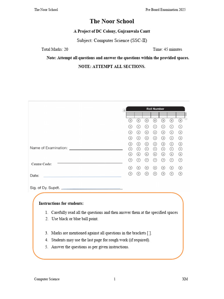 XM-PBA (Computer Science) | PDF | Software Development | Computer Science
