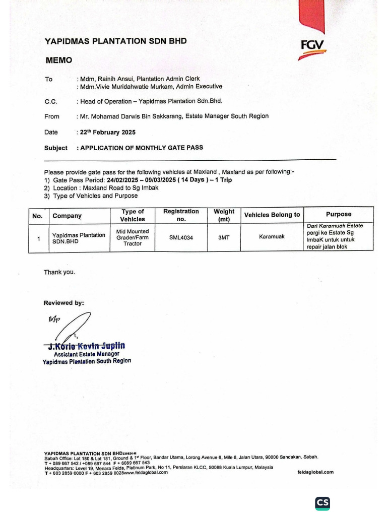 gatepass mid mounted(2) | PDF