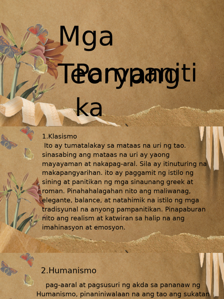 Mga Teoryang | PDF