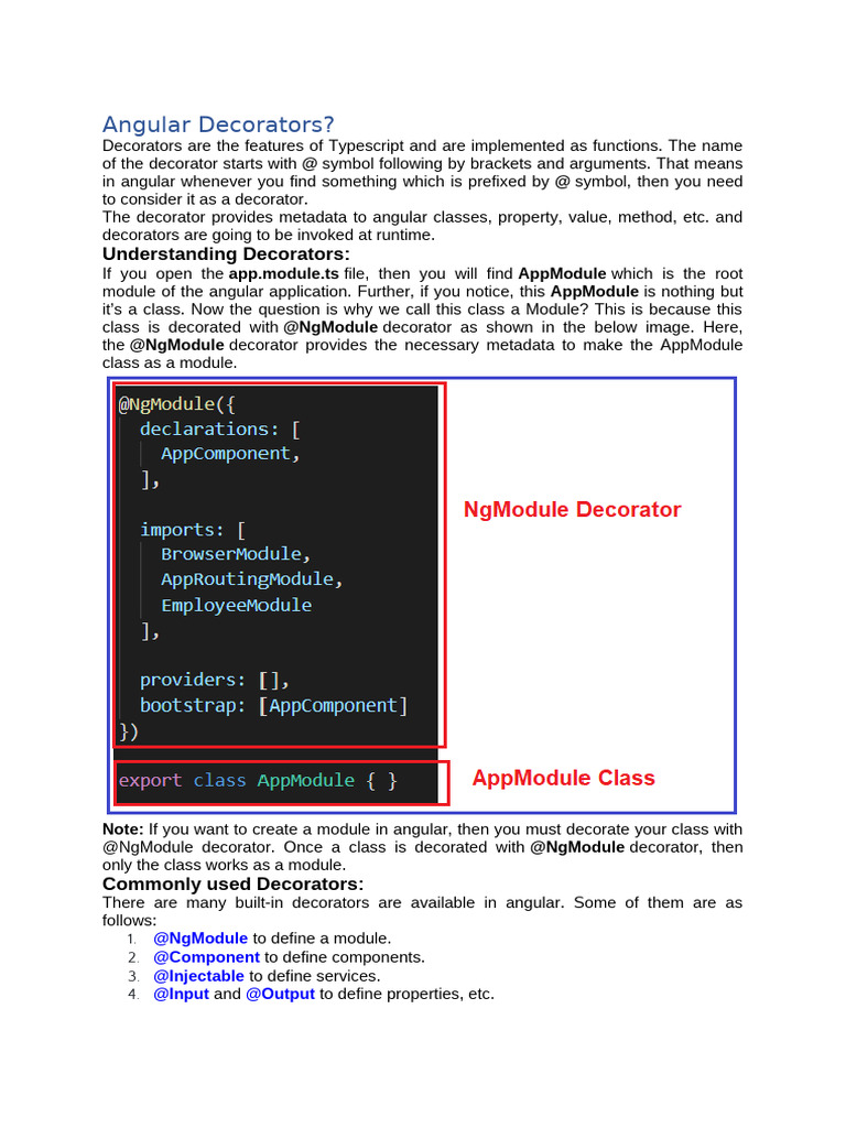 1 my Angular Decorators-1 | PDF | Class (Computer Programming ... 1 my Angular Decorators-1 | PDF | Class (Computer Programming ...