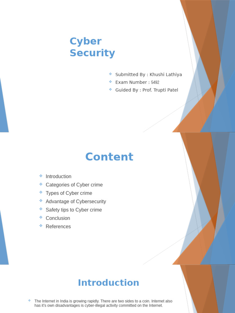 Understanding Cybersecurity and Crimes | PDF | Security | Computer Security