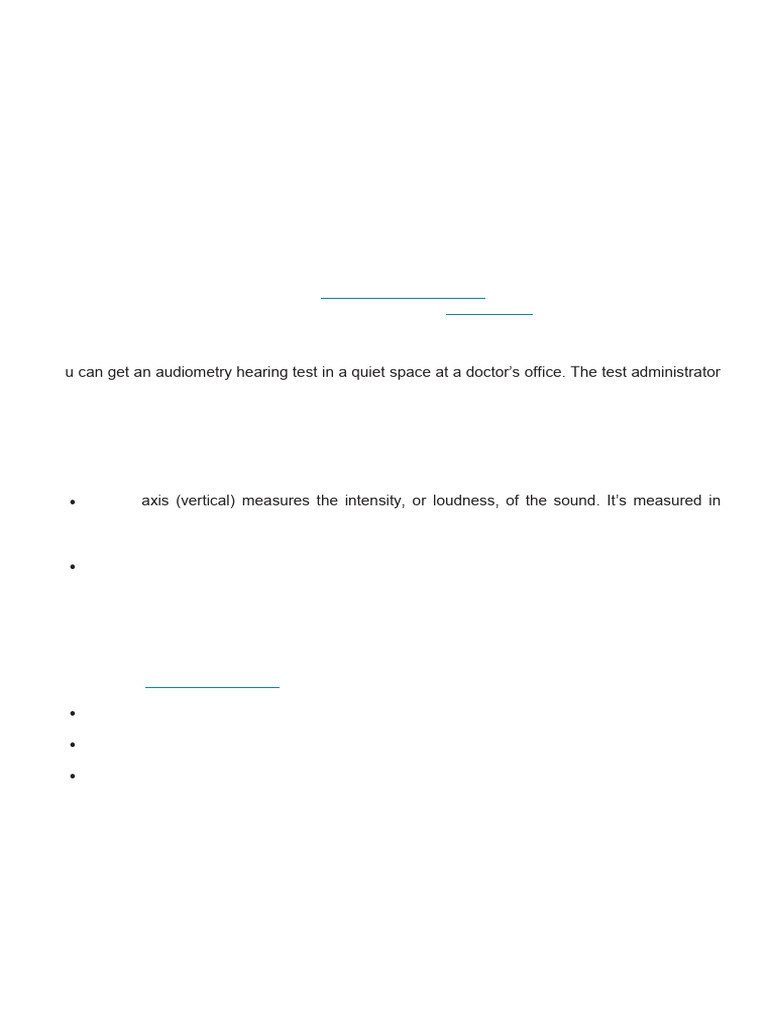 Understanding Your Audiogram Results | PDF | Hearing Loss | Medical ...