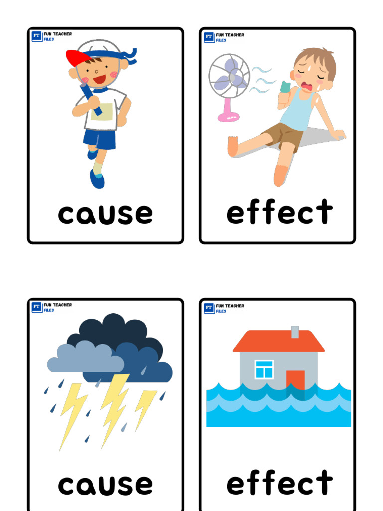Cause and Effect Flashcards | PDF