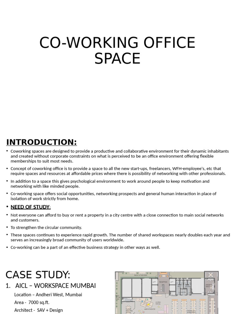 Co-Working Office Space | PDF | Liberal Arts Education