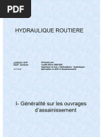 Cours D Hydraulique Routiere | PDF | Sciences et mathématiques