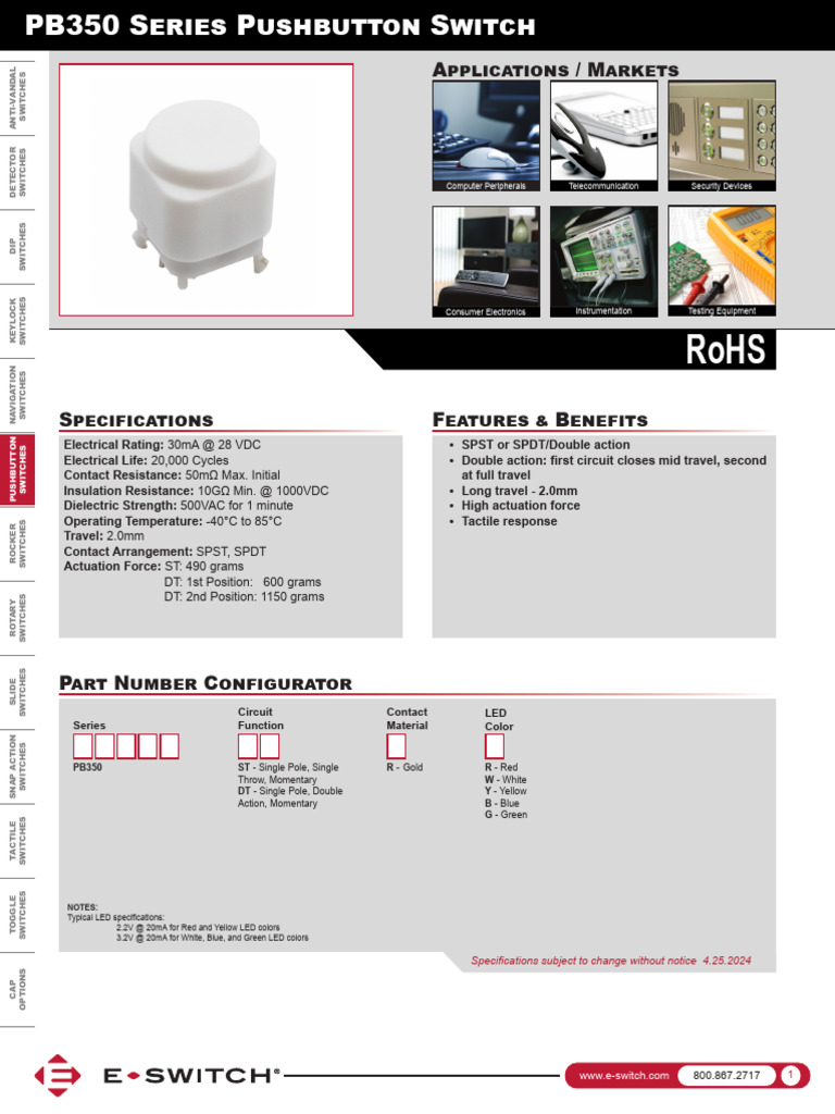 E_Switch_06_26_2024_PB350-3471733 | PDF | Switch | Electronics