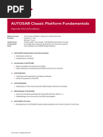 Classic AUTOSAR Overview and Learning Guide | PDF | Software ...