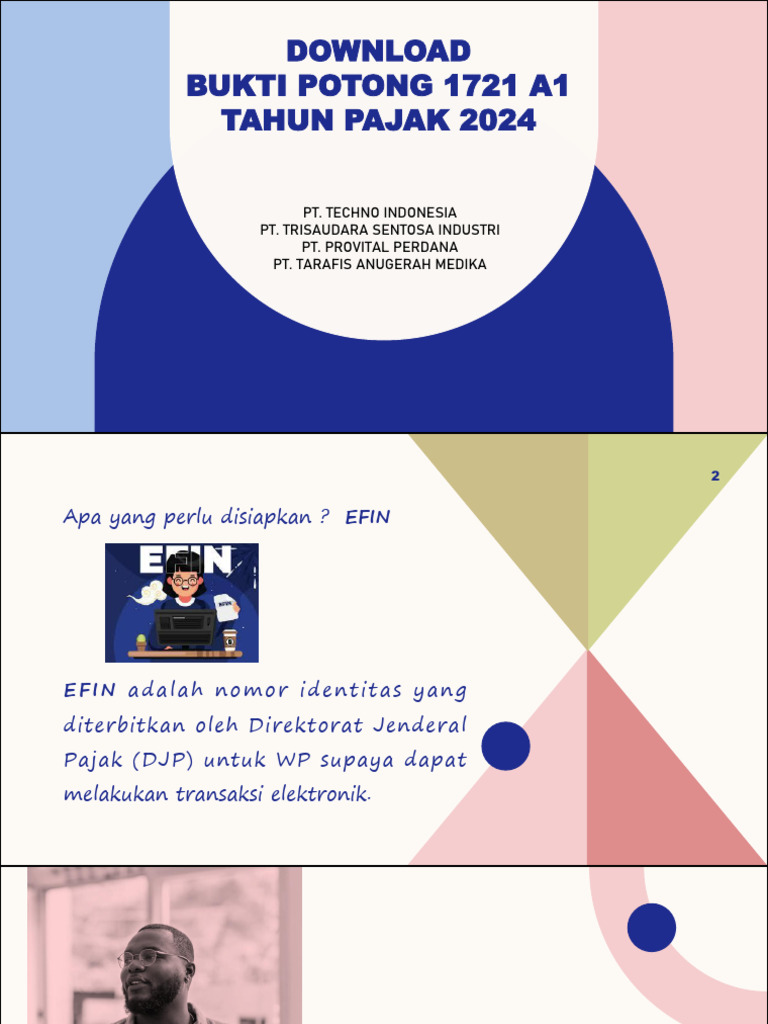Panduan Download Bukti Potong 1721 A1 | PDF