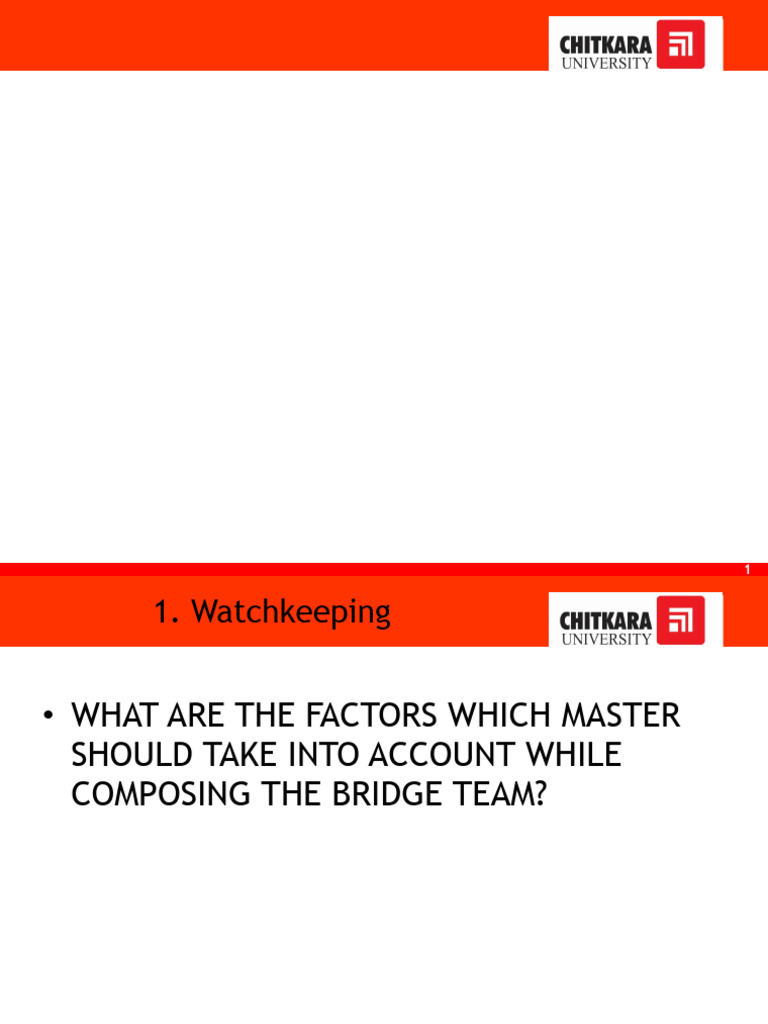 Watch Keeping | PDF | Anchor | Navigation