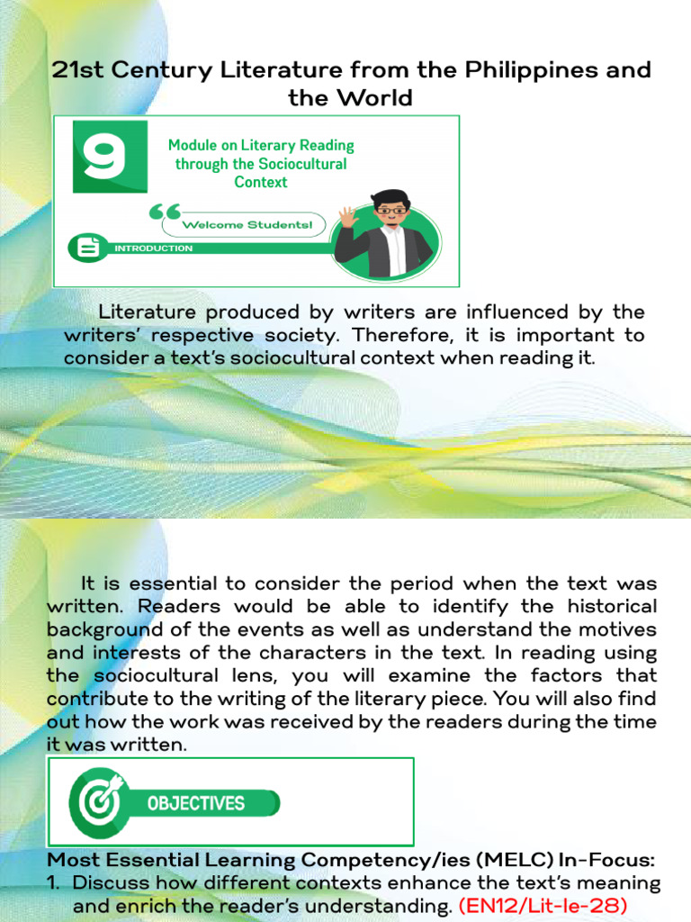 LIT LESSON B Wk9 | PDF