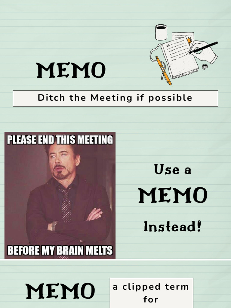 Lesson 1 Memo | PDF | Memorandum | Communication