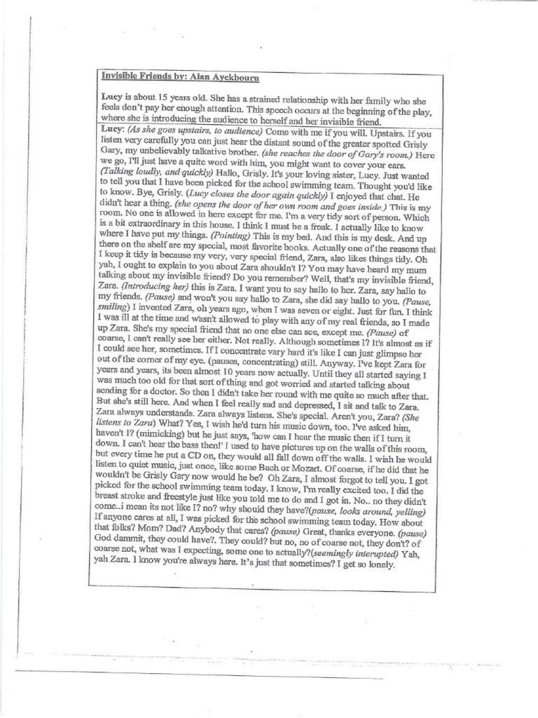 Lucy - Invisible Friends | PDF