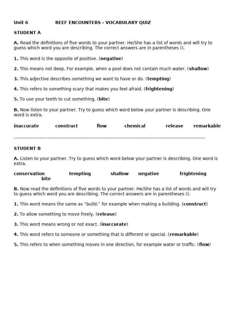 Unit 6 0 Pdf Game Shows