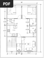 G+2 Residential Building Layout Plan | PDF