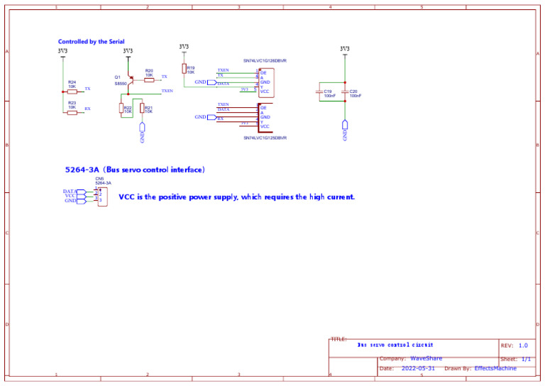 Bus Servo Control Circuit | PDF