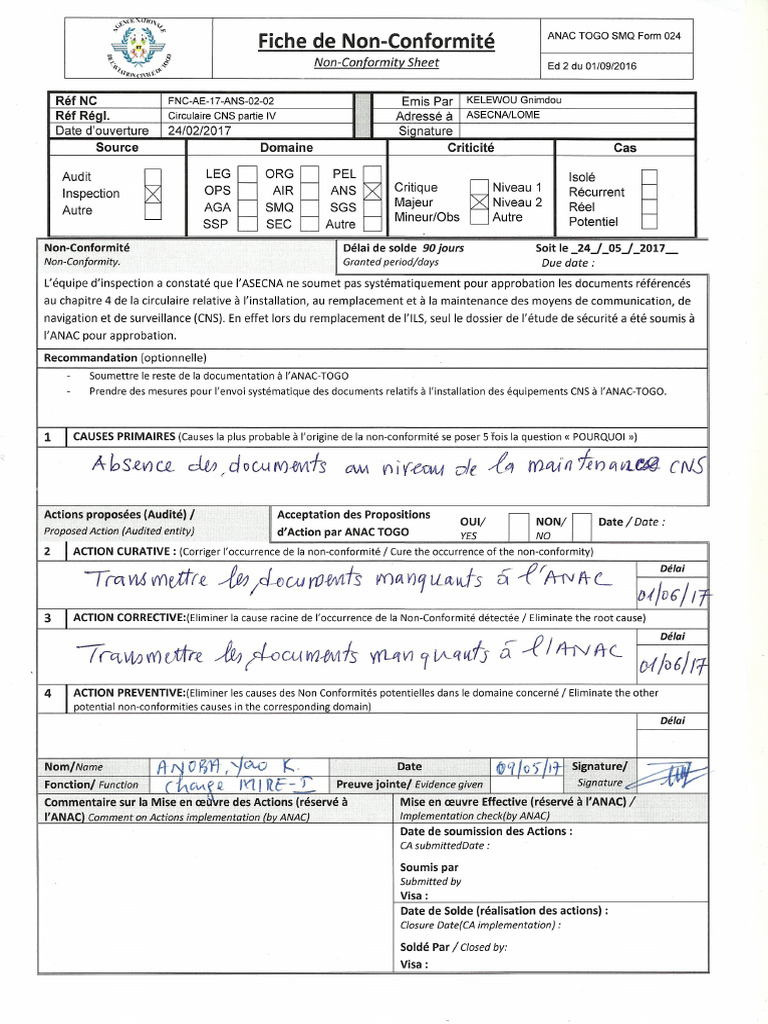 FNC Transmission Documents Install ILS | PDF