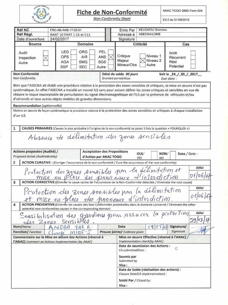 FNC - Zones Sensible ILS-VOR | PDF