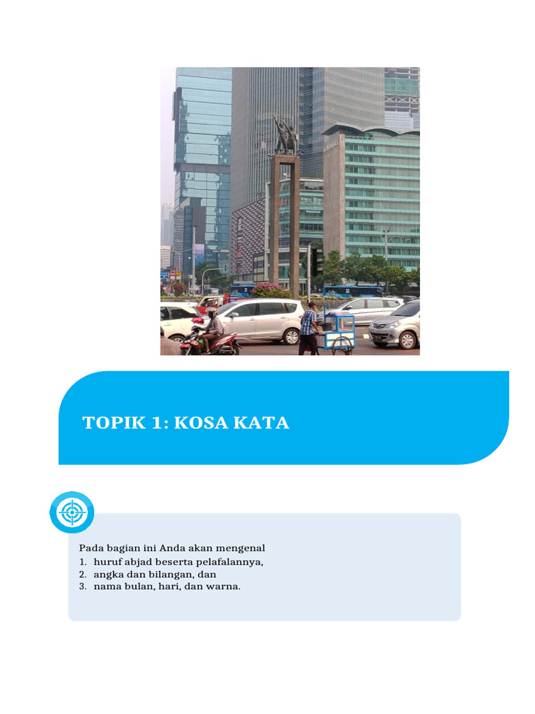 Topik 1 - Kosa Kata | PDF