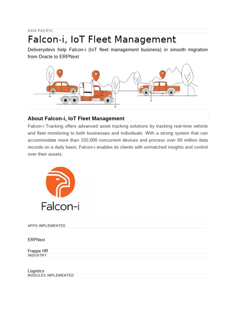 Falcon-I, IoT Fleet Management | PDF | Customer Relationship Management ...