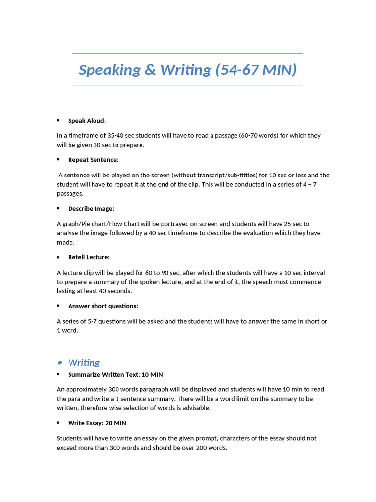 PTE Presentation | PDF | Multiple Choice | Human Communication