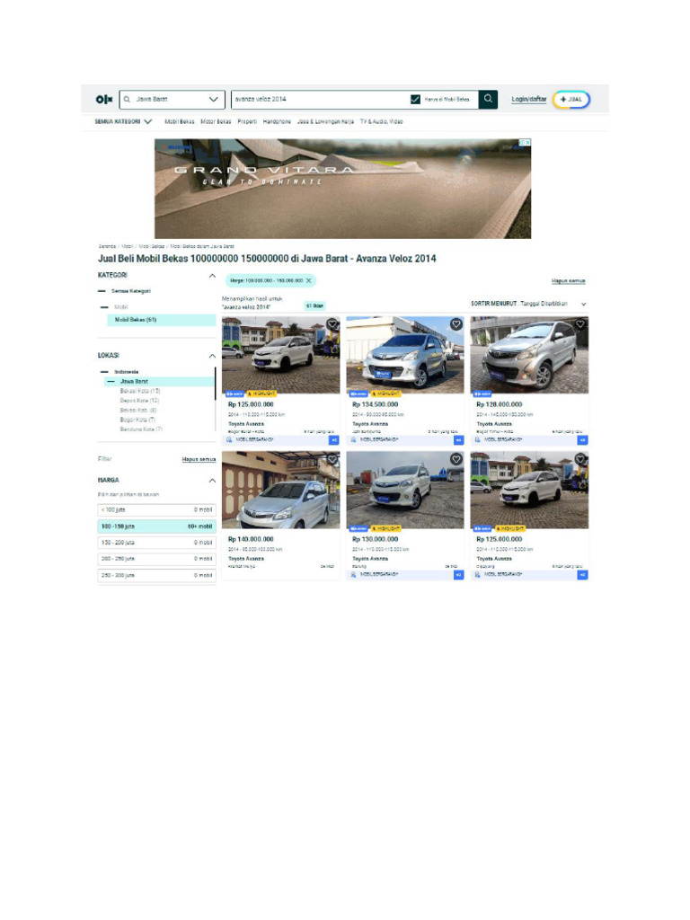 Harga Mobil Olx | PDF