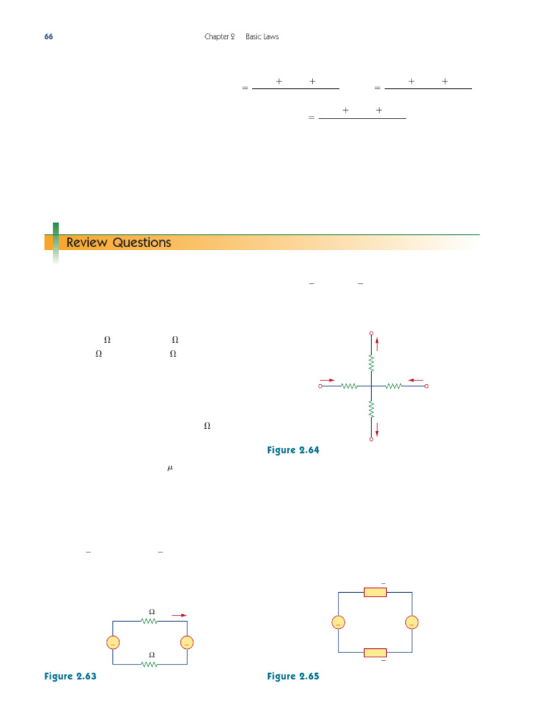 Chapter 2 ProblemsBY ALEXANDER-98-107 | PDF | Resistor | Electrical Network