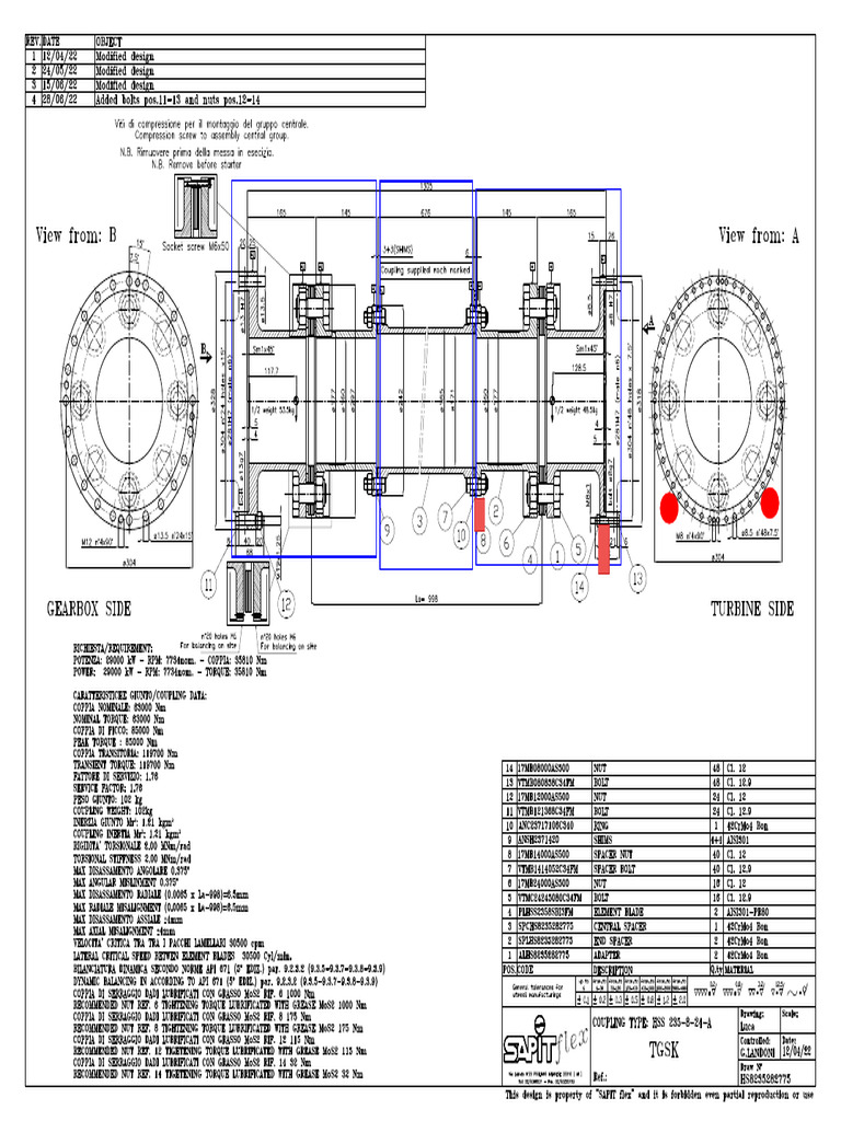 TGSK 210262 Coupling Balancing Instructions | PDF