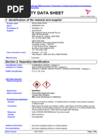 MSDS - BRASSO Metal Polish - Liquid | PDF | Safety | Occupational ...