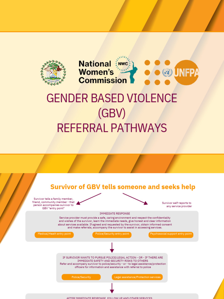 GBV Referral Pathway Final Update 0 | PDF | Sexually Transmitted Infection | Social Work
