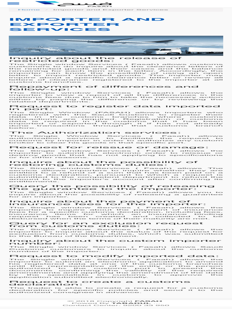 FASAH | PDF | Customs | Business