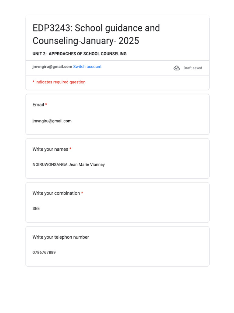 Edp Google Form 2 | PDF