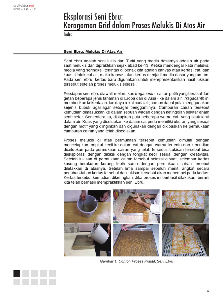 Adoc - Pub Indra Seni Ebru Melukis Di Atas Air | PDF