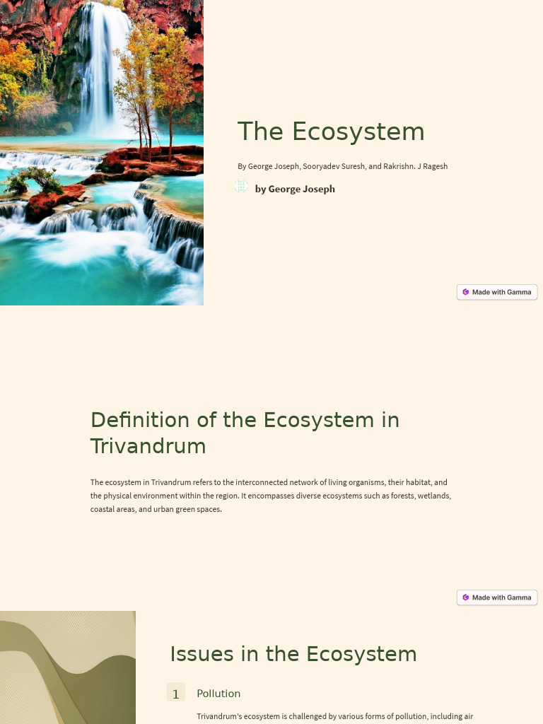 Trivandrum Ecosystem Challenges & Solutions | PDF
