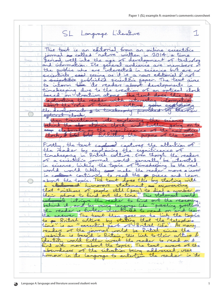Paper 1 Example | PDF