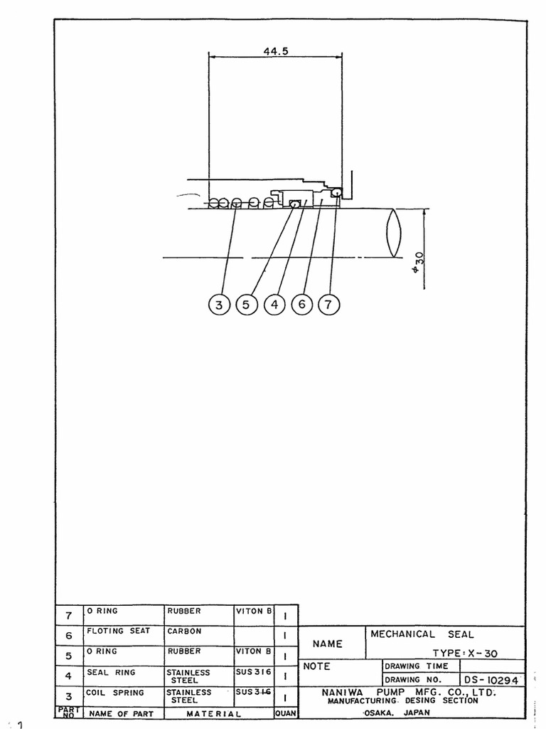 Mechanical Seal Components Overview | PDF