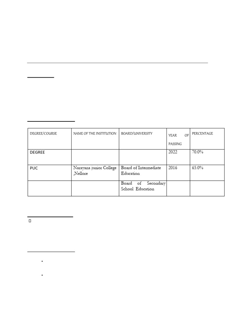 SAI KUMAR RESUME (EX) | PDF | Inventory