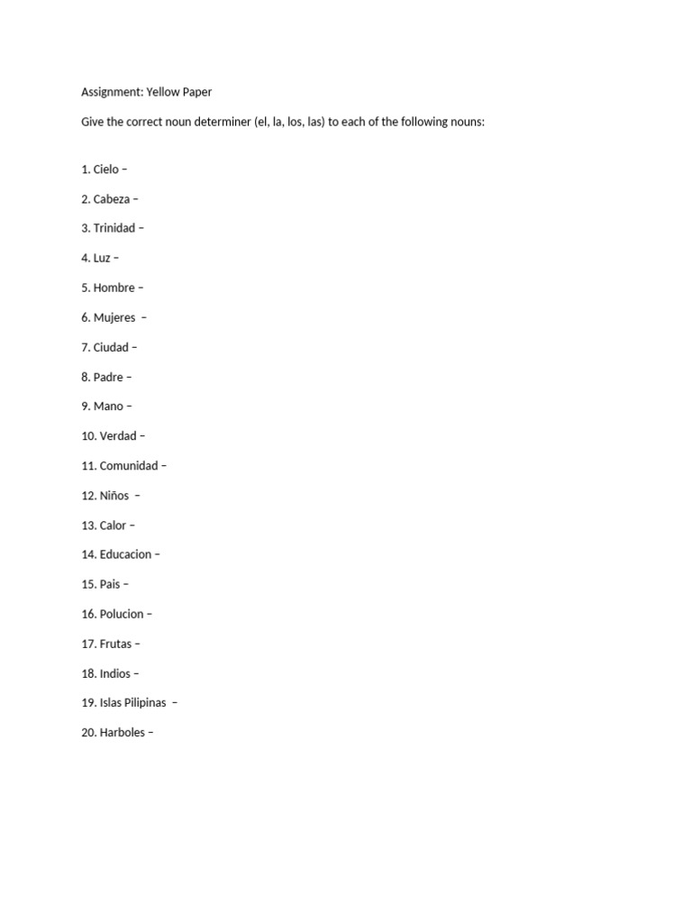 Assignment Yellowpad | PDF