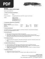 Brasso Metal Polish - Msds | PDF | Dangerous Goods | Safety