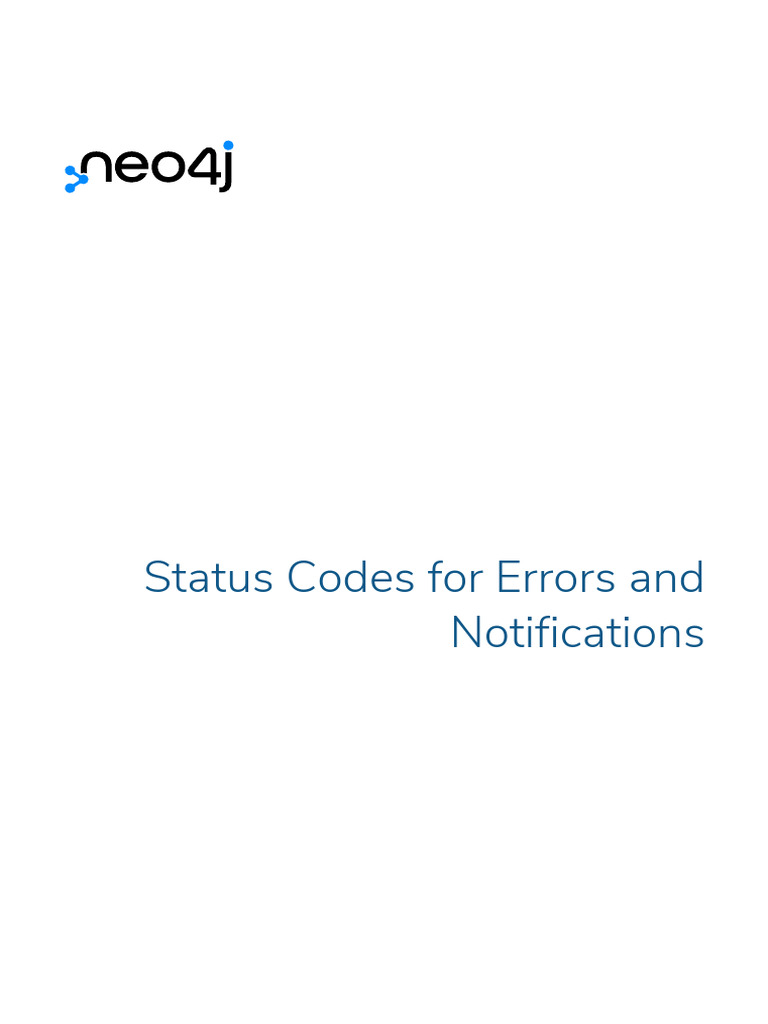 neo4j-status-codes-5 | PDF | Databases | Database Transaction