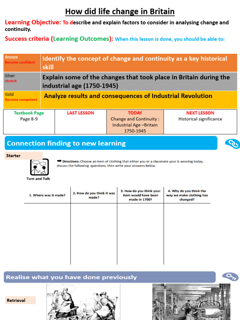Changes in Britain: 1750-1945 Analysis | PDF | Economic Inequality ...