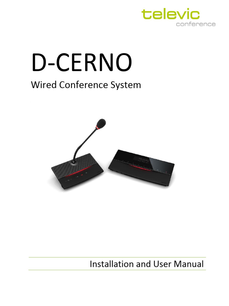 D Cerno Manual | PDF | Microphone | Usb