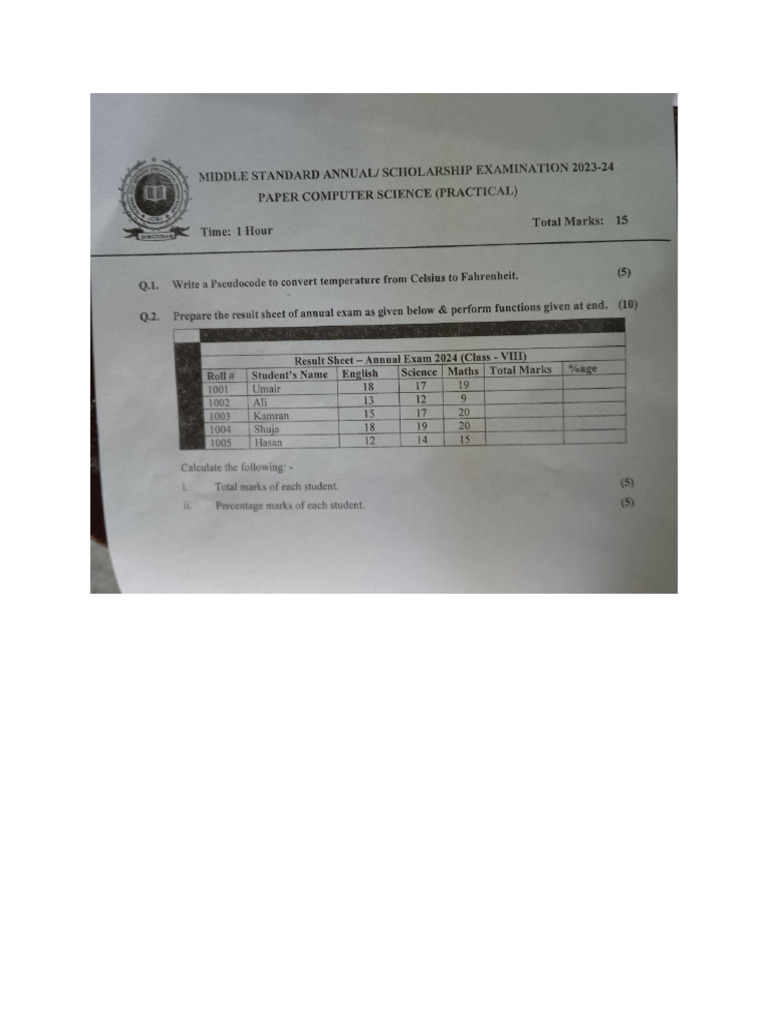 All Practicals Computer Class 8 | PDF