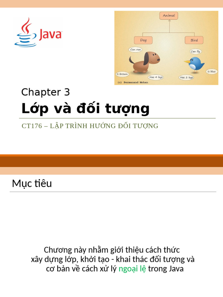 CT176-OOP With Java Ch3 LopVaDoiTuong | PDF