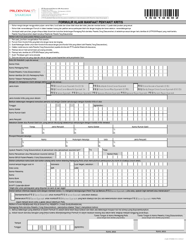 Claim Cc Syariah | PDF