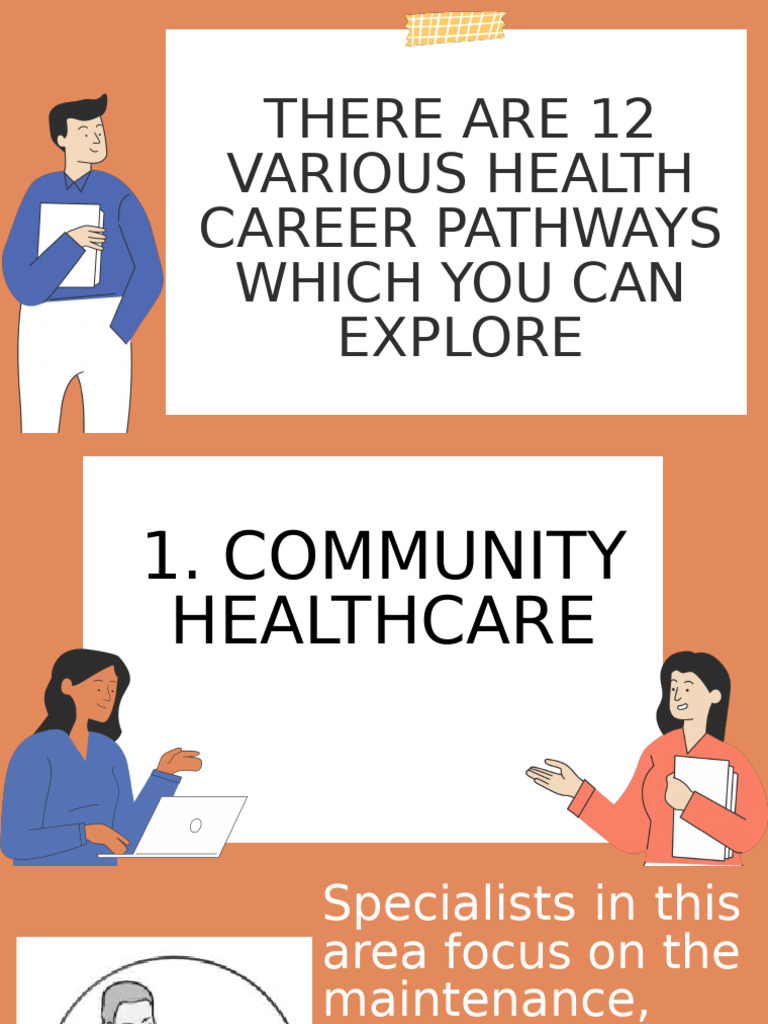 There Are 12 Various Health Career Pathways Which You Can Explore 1 ...