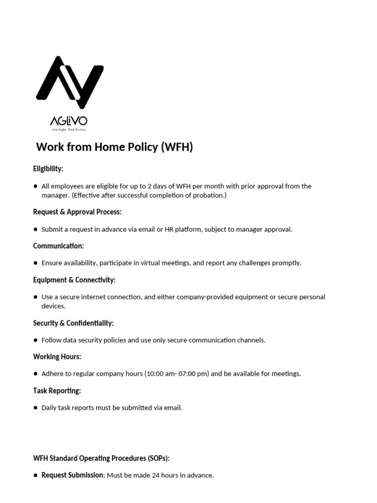 Comprehensive Work Policies Guide | PDF | Employment | Business